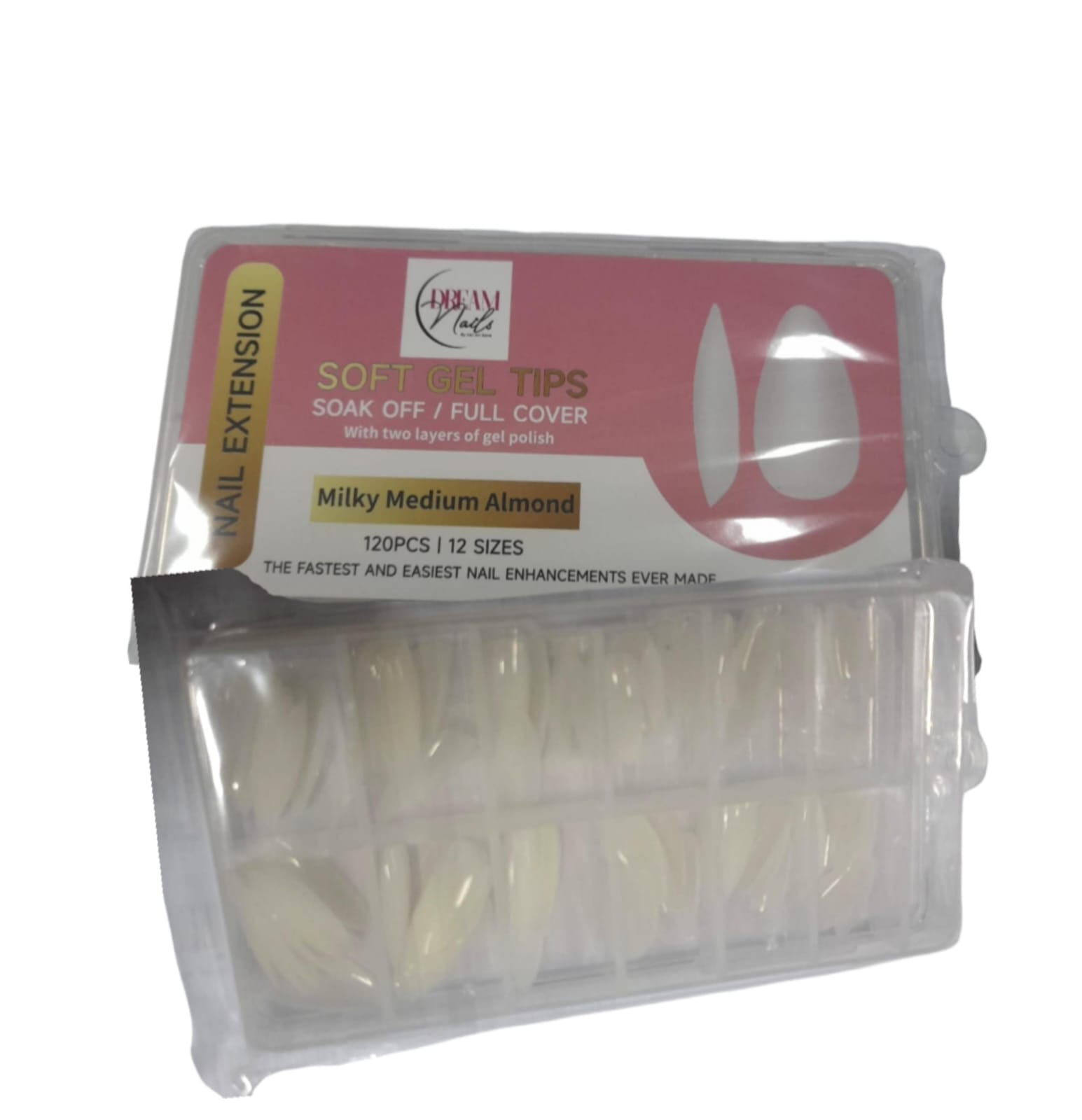 SOFT GEL TIPS FULL COVER 120 DREAM NAILS | Nail Art Store